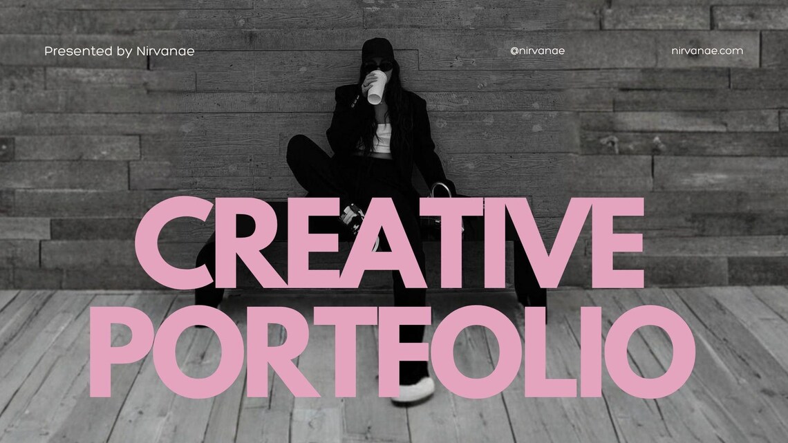 Creative Portfolio Template | Modern Canva Editable Slides for ...