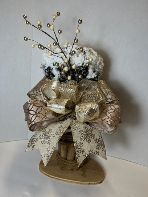 Snowy Tree Topper - Etsy