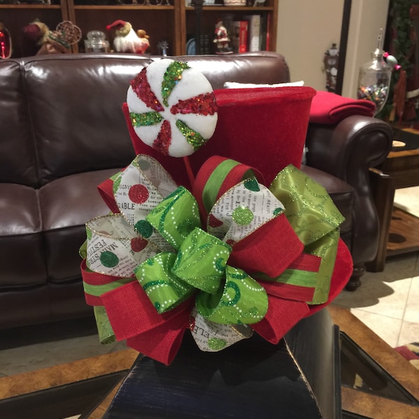 Top Hat Tree Topper - Etsy