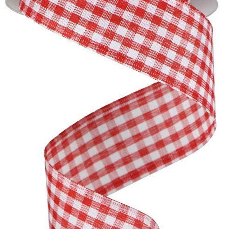 Red Gingham Check - Etsy