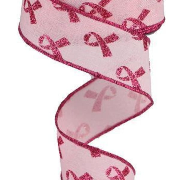 Pink Wired Ribbon - Etsy