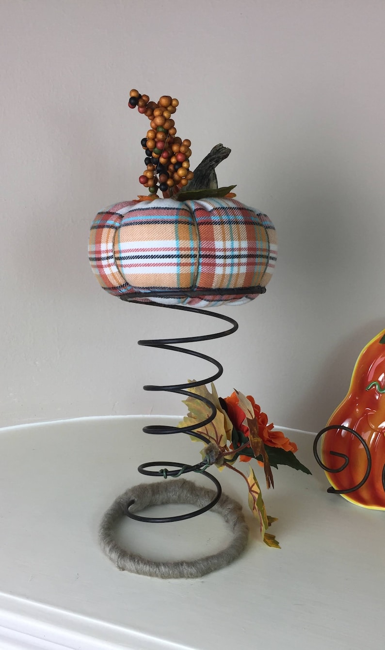 Bed Spring Pumpkin Centerpiece Decor - Etsy