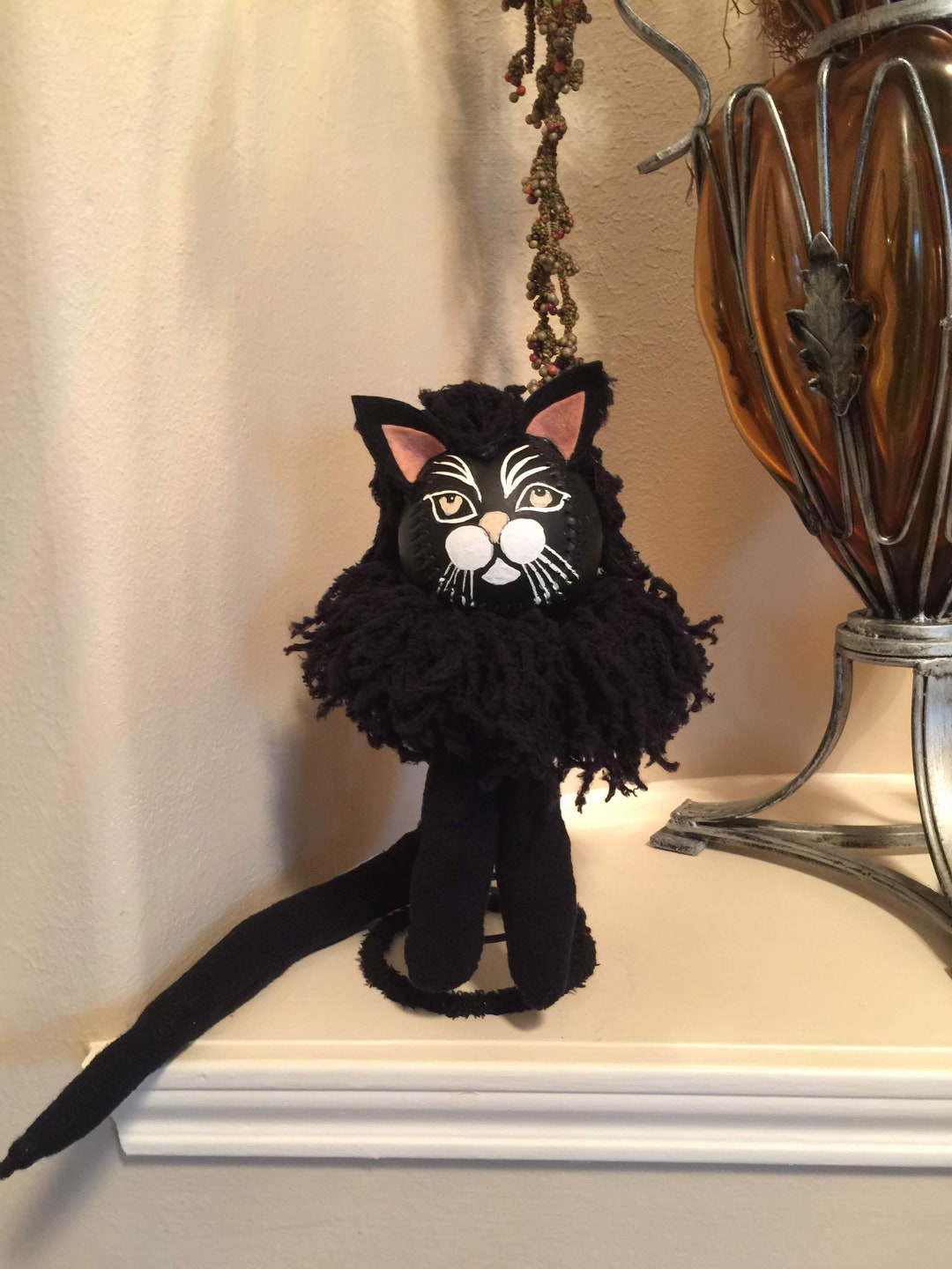 Bed Spring Black Cat Centerpiece Decor - Etsy