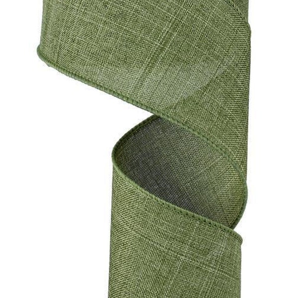 Green Burlap Ribbon - Etsy UK
