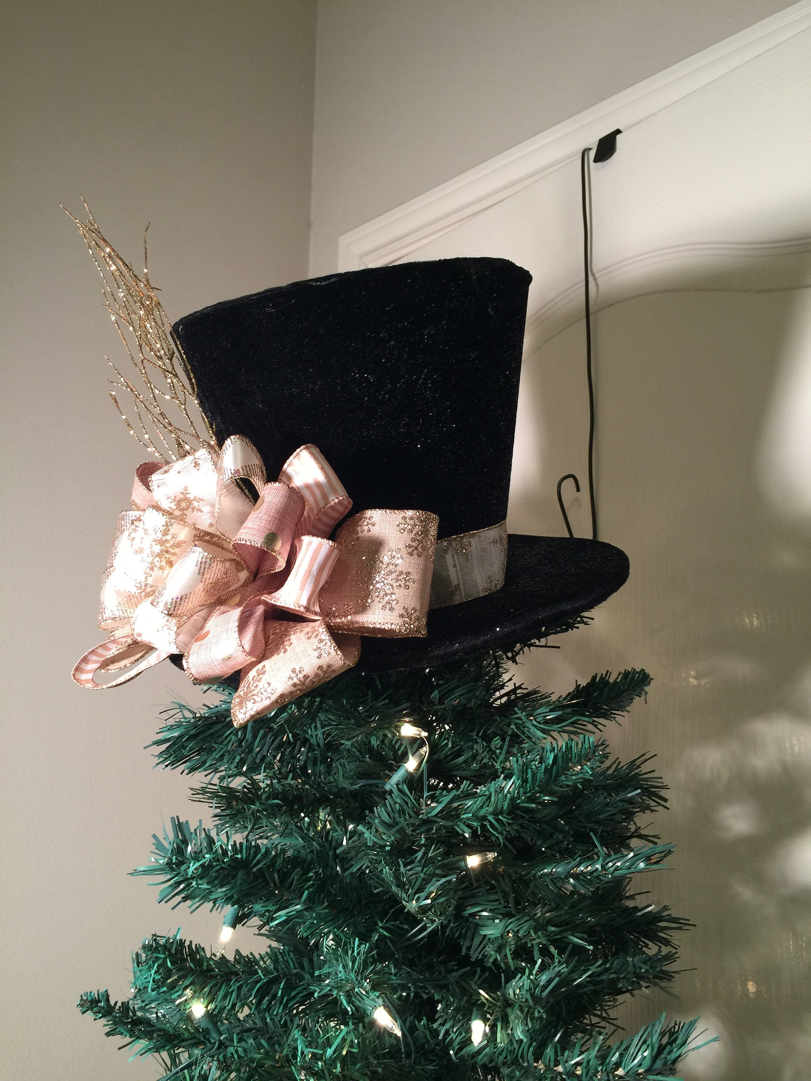 Christmas Tree Topper Top Hat Centerpiece | Etsy