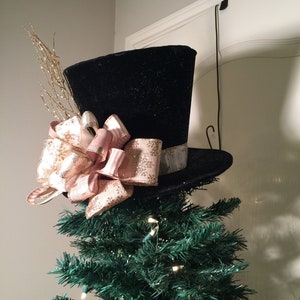 Christmas Tree Topper Top Hat Centerpiece-the Stem is Now Different ...