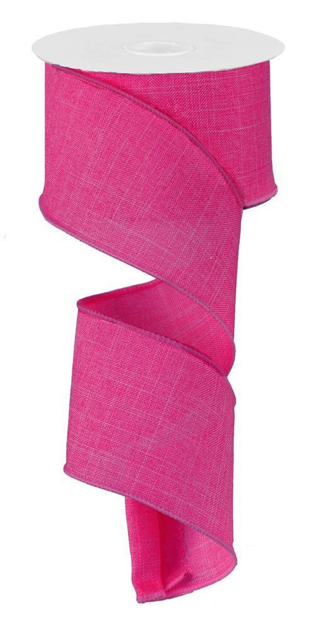 Fuchsia Wired Royal Burlap Ribbon 2.5" X 10 Yard Roll RG127907 - Etsy