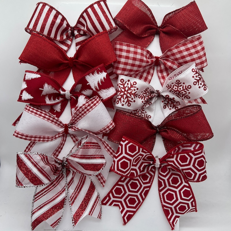 Christmas Tree Bows - Etsy