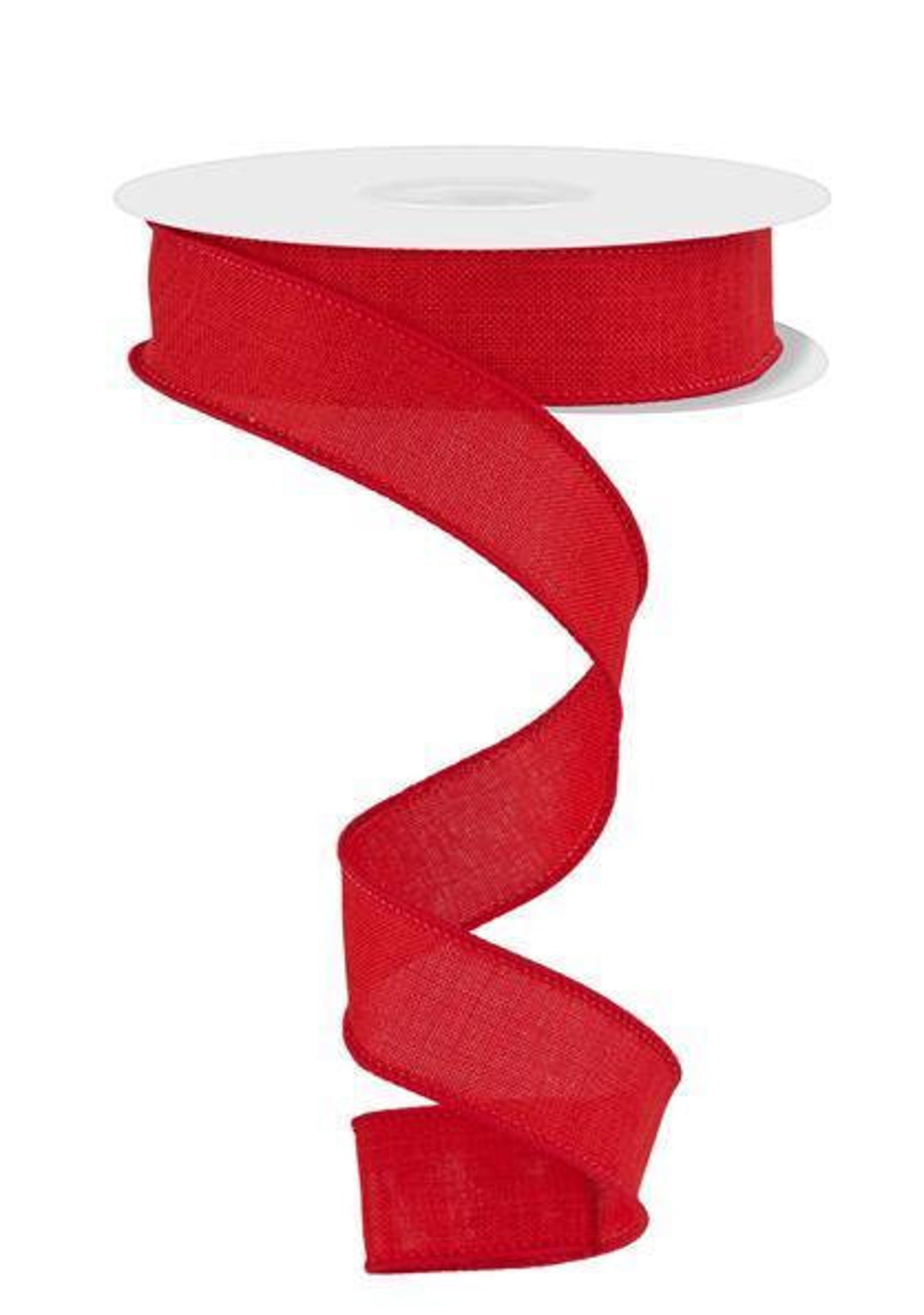 7/8" Red Wired Royal Burlap Ribbon 7/8" X 10 Yard Roll RG727824 - Etsy