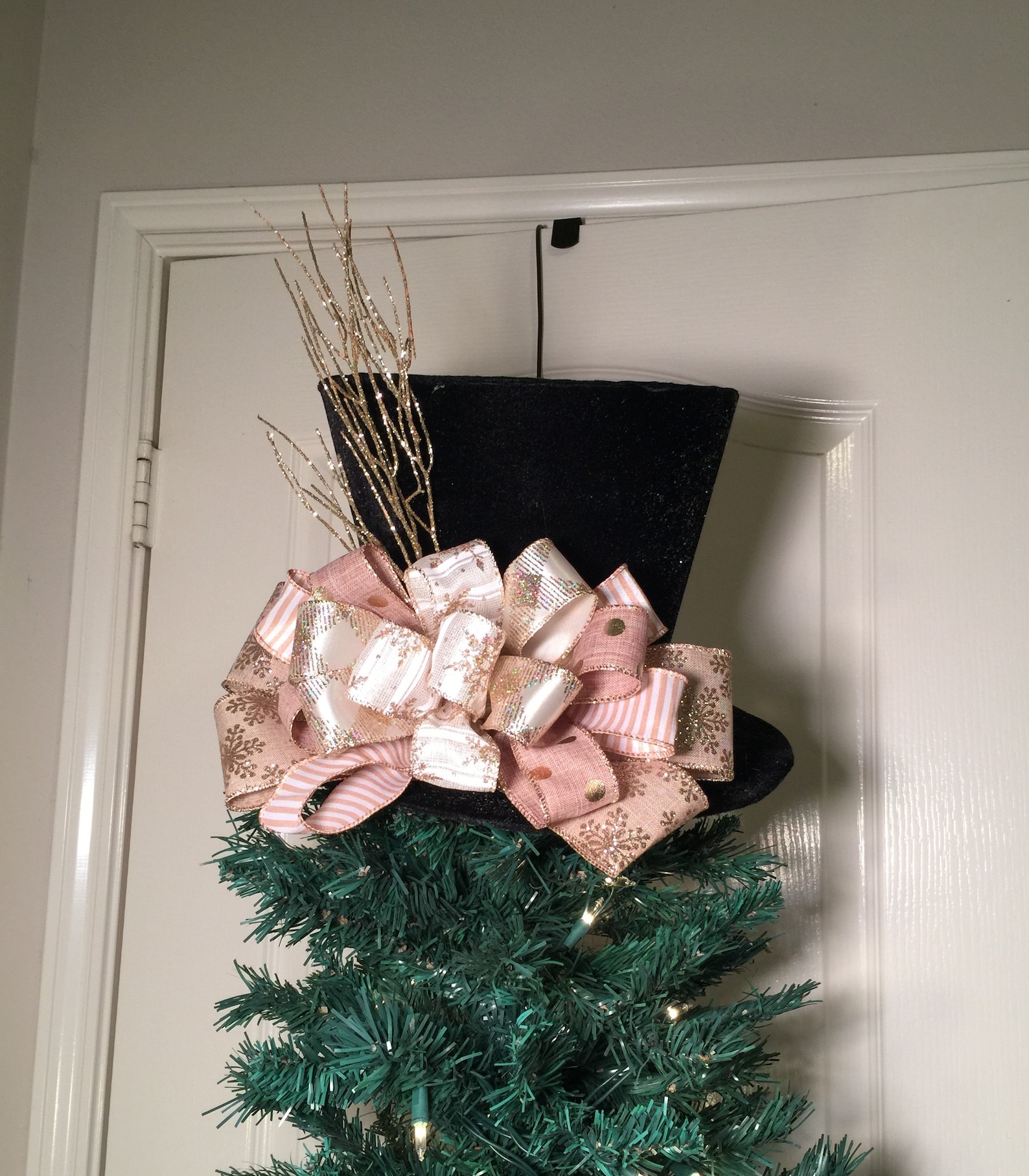 Christmas Tree Topper Top Hat Centerpiece | Etsy
