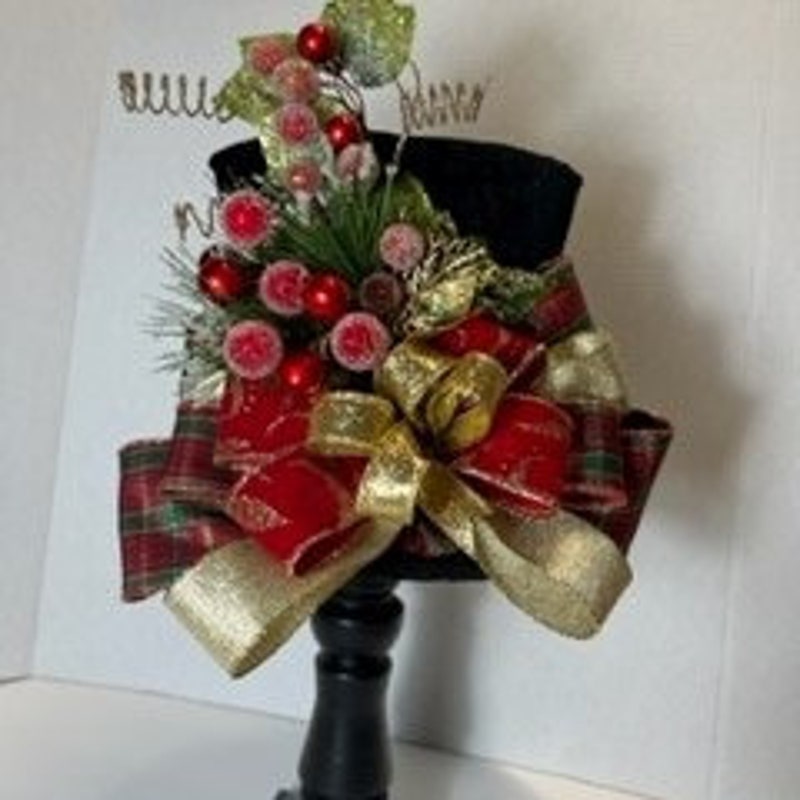 Top Hat Tree Topper - Etsy