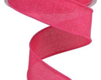 Pale Pink Wired Royal Burlap Ribbon 1.5 X 10 Yard Roll | Etsy