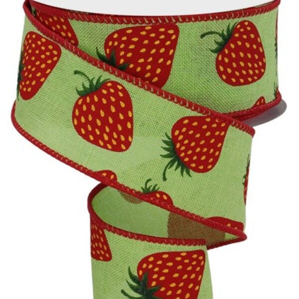 Strawberry Ribbon - Etsy