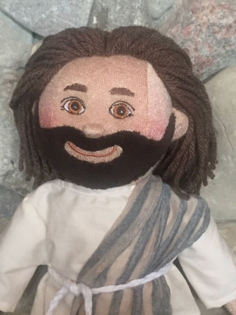 Jesus Doll 14 Inch Handmade Cloth JesusHalo Toys OOAK Plush | Etsy