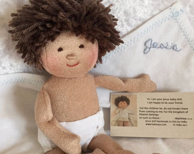 Jesus Doll 14 Inch and Jesus Picture Bookunique Stuffie Jesus ...