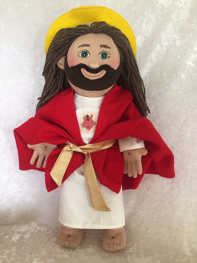 Sacred Heart Jesus Keepsake DollRisen Christ Doll with | Etsy