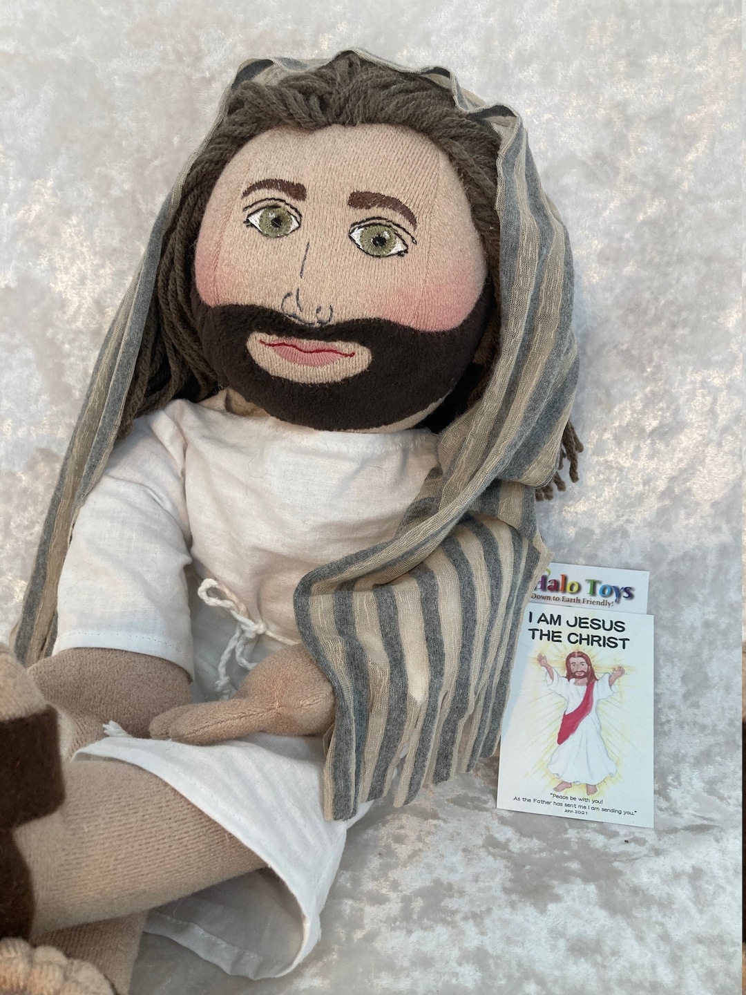 Unique Jesus Christ 18 Inch Cloth Doll Handmade Soft Sculpture Rag Doll ...