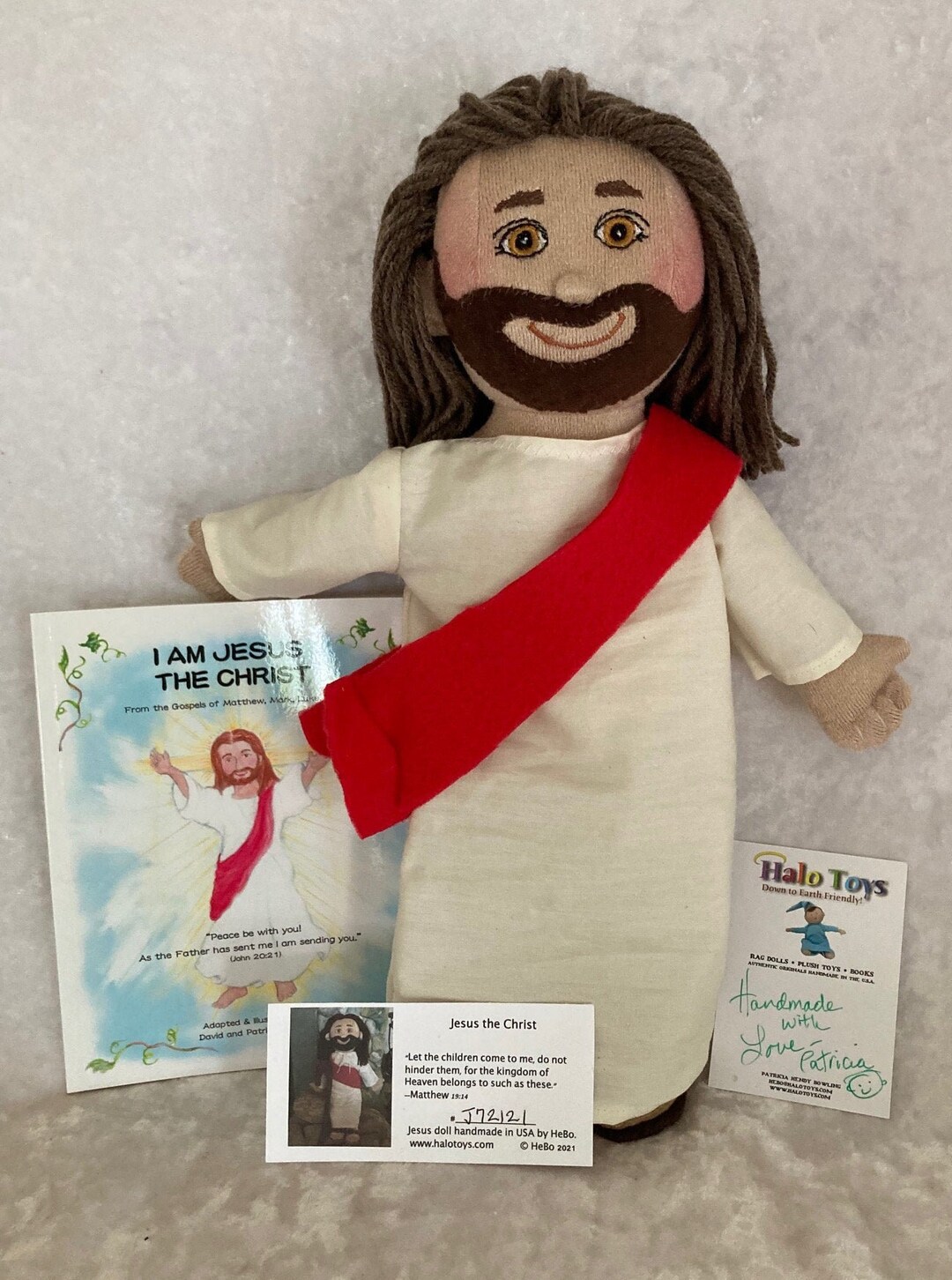 Jesus Doll 14 Inch and Jesus Picture Bookunique Stuffie Jesus ...