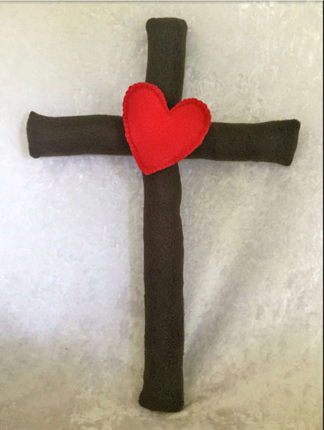 Soft Jesus Cross With Heart Plush Gifts by Halo Toys - Etsy