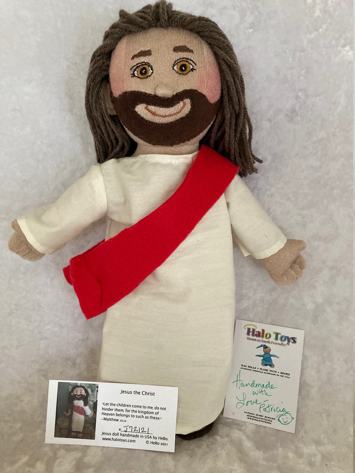 Jesus Doll 14 Inch Handmade Cloth OOAK Doll Christian - Etsy