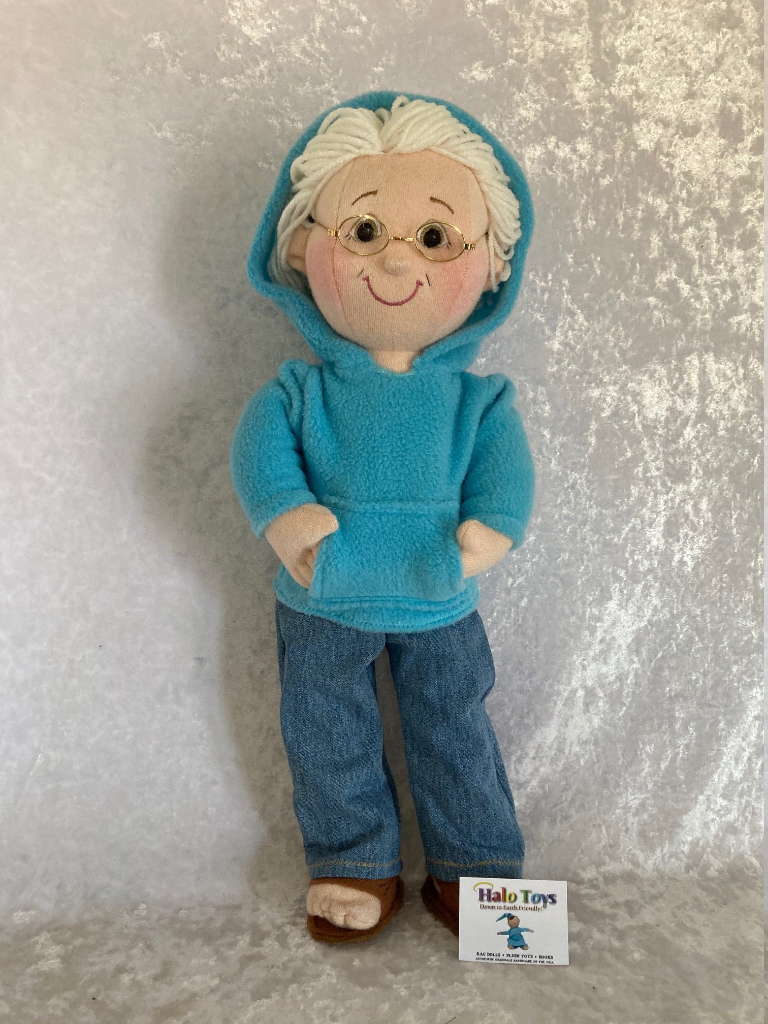 Grandmother Doll, Custom Handmade Plush Grandma, Grammy, Grams ...