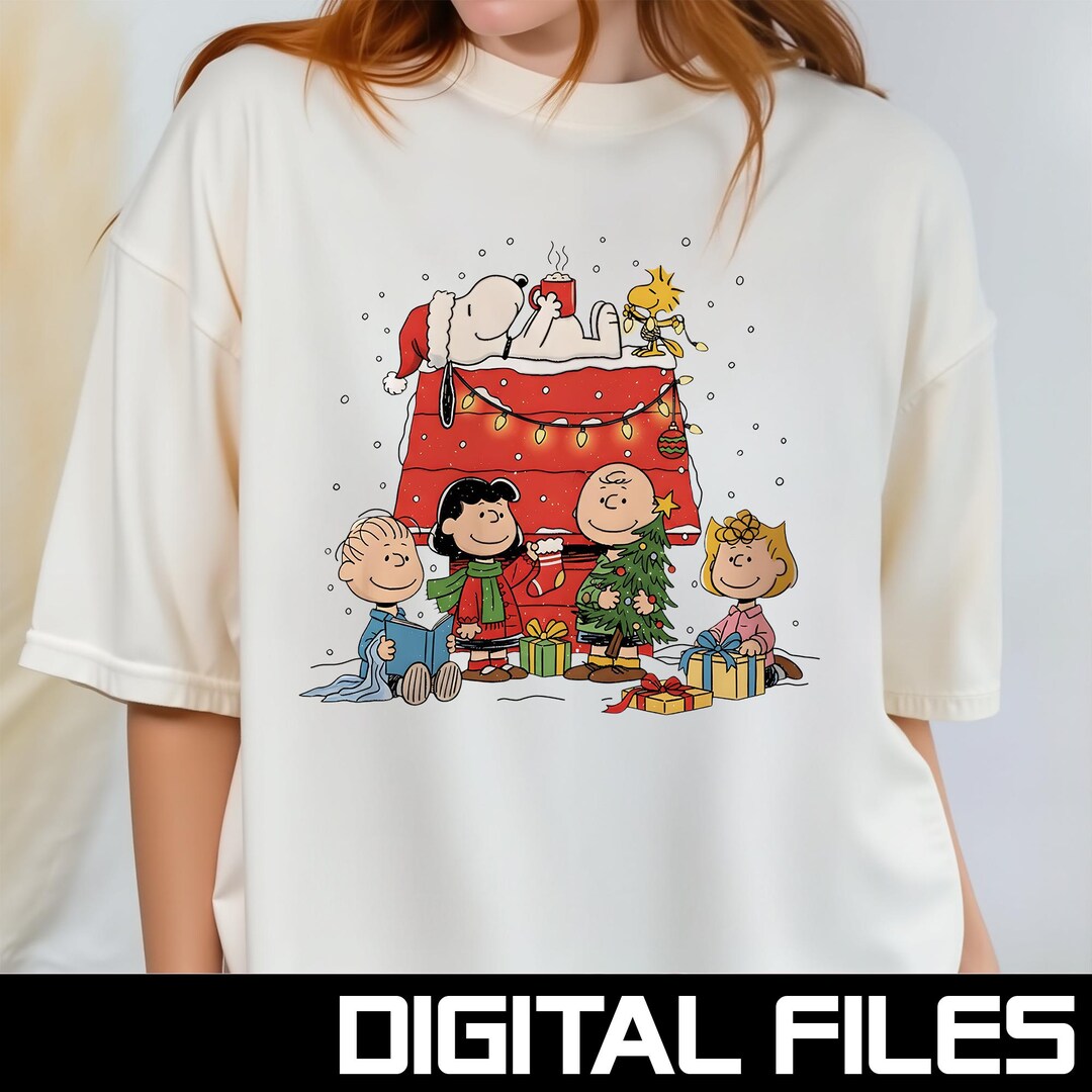 Cute Snoopy Christmas PNG, Peanuts Friends PNG, Charlie Brown Xmas Png ...