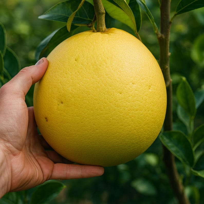 Red Pomelo Tree Seeds: Sweet Citrus Maxima, Fragrant Blooms (5 Seeds ...