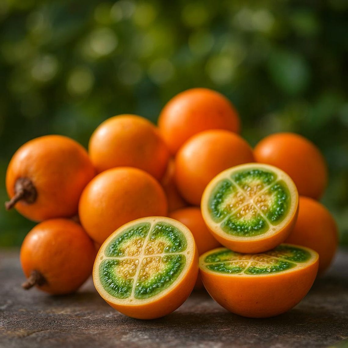 10 Naranjilla Lulo Quito Seeds: Solanum Quitoense | Rare Orange ...