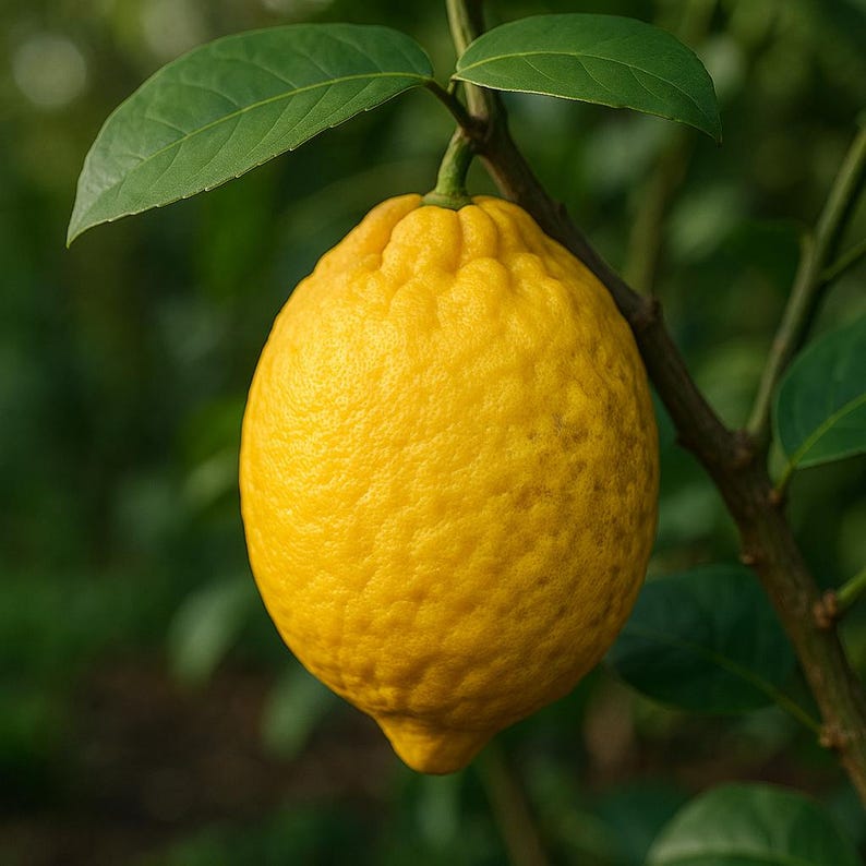 Ponderosa Lemon Tree Seeds: Citrus Limon, Giant Lemons, Easy to Grow (5 ...