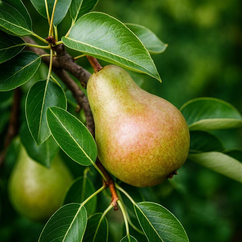 10 European Pear Tree Seeds: Pyrus Communis, Hardy Fruit Tree | White ...