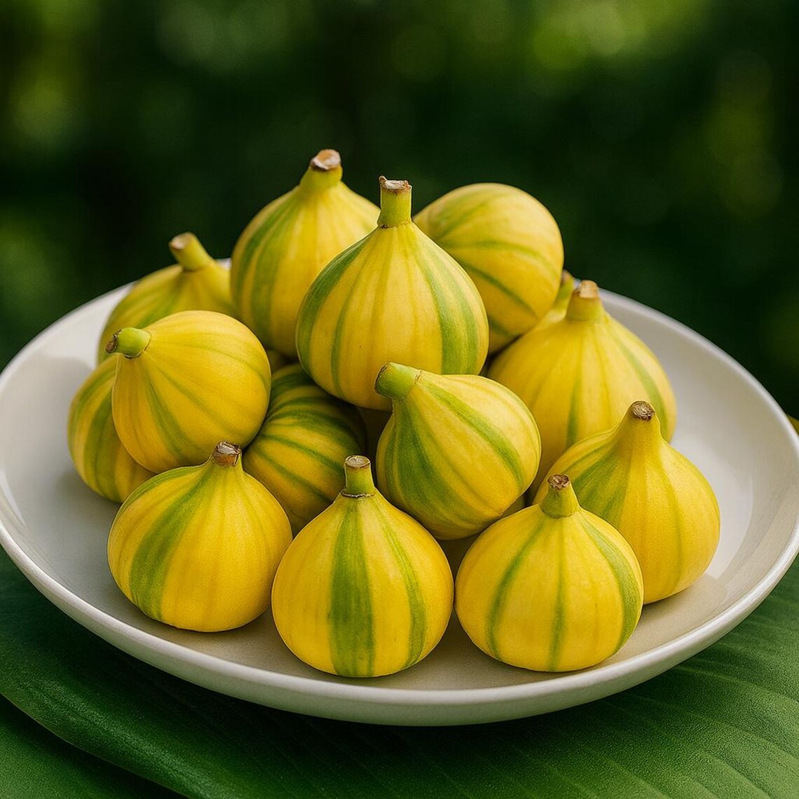 Panache Tiger Stripe Fig Seeds: Rare Sweet Fruit, Grow Your Own (100 ...