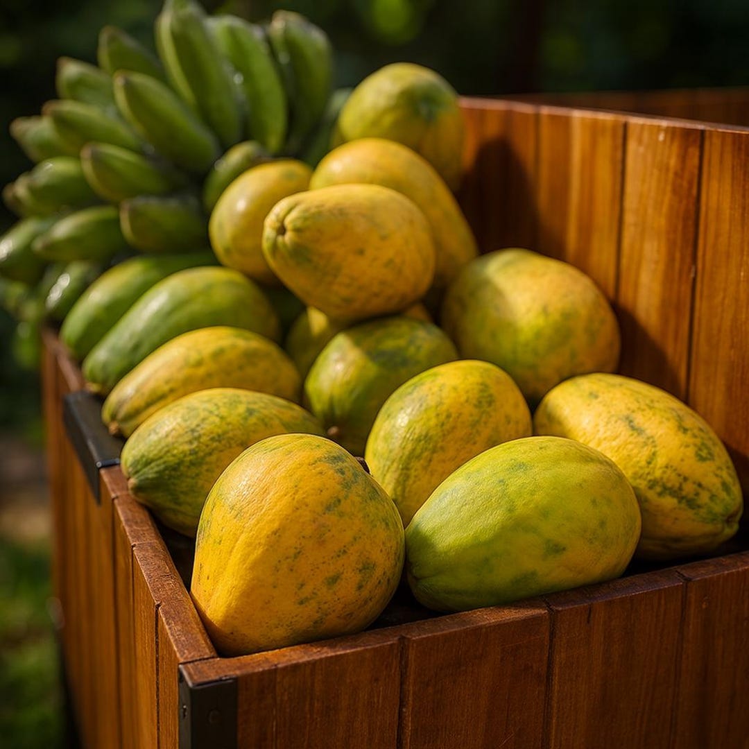 25 Samba Papaya Seeds: Tropical Fruit, Easy to Grow, Fast Germinating ...
