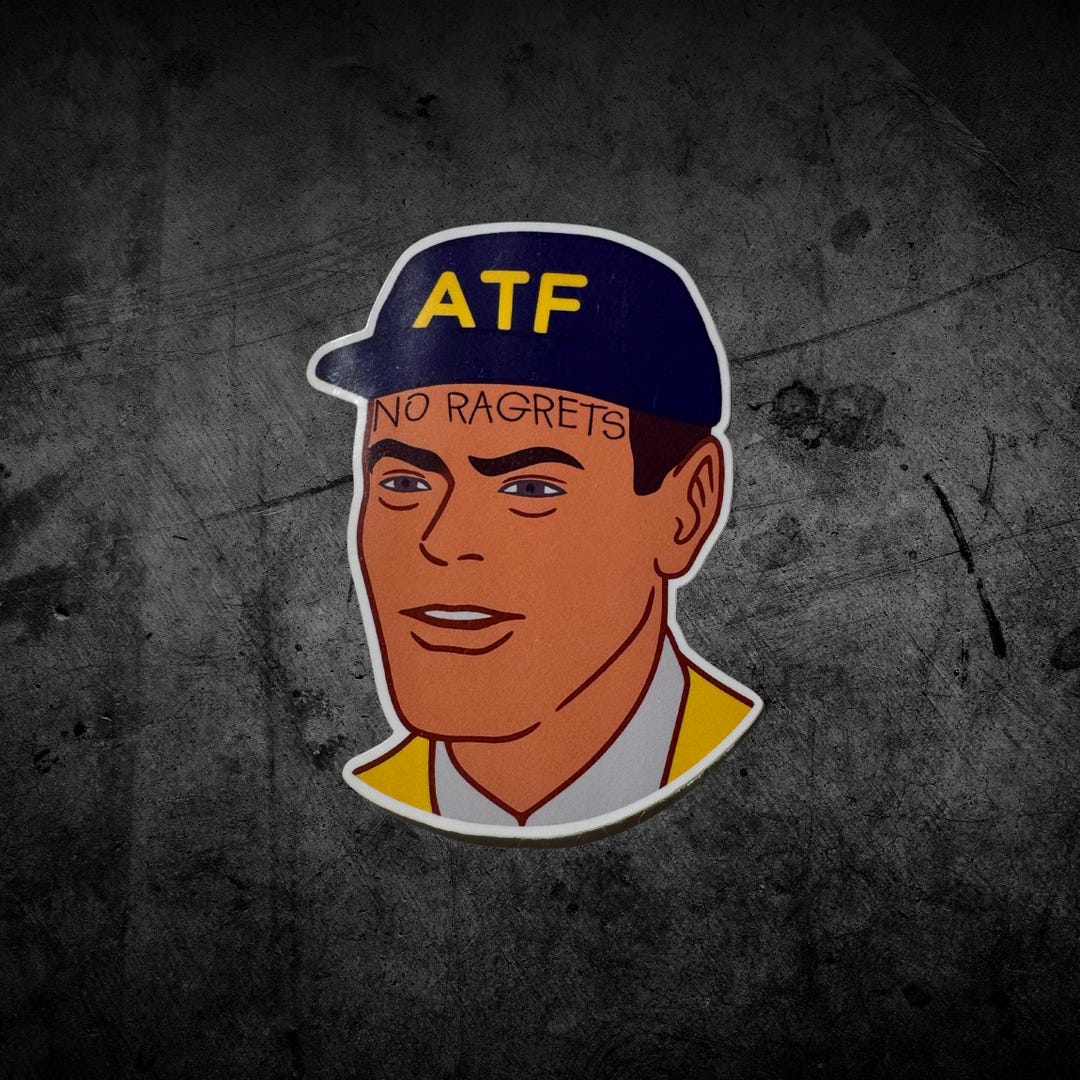 Funny ATF Meme Sticker Decal - Etsy