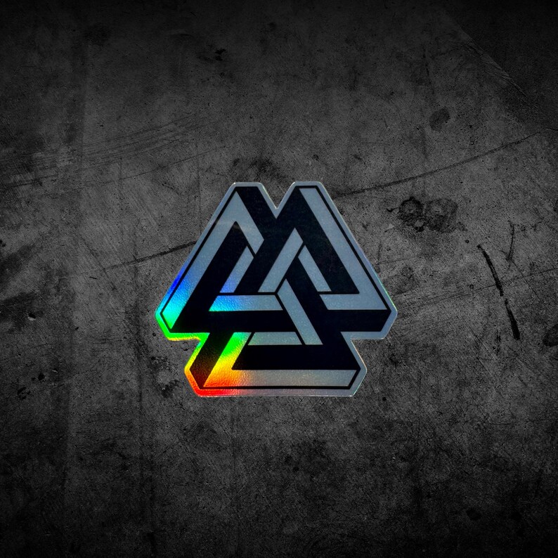 Viking Valknut Sticker Decal - Etsy