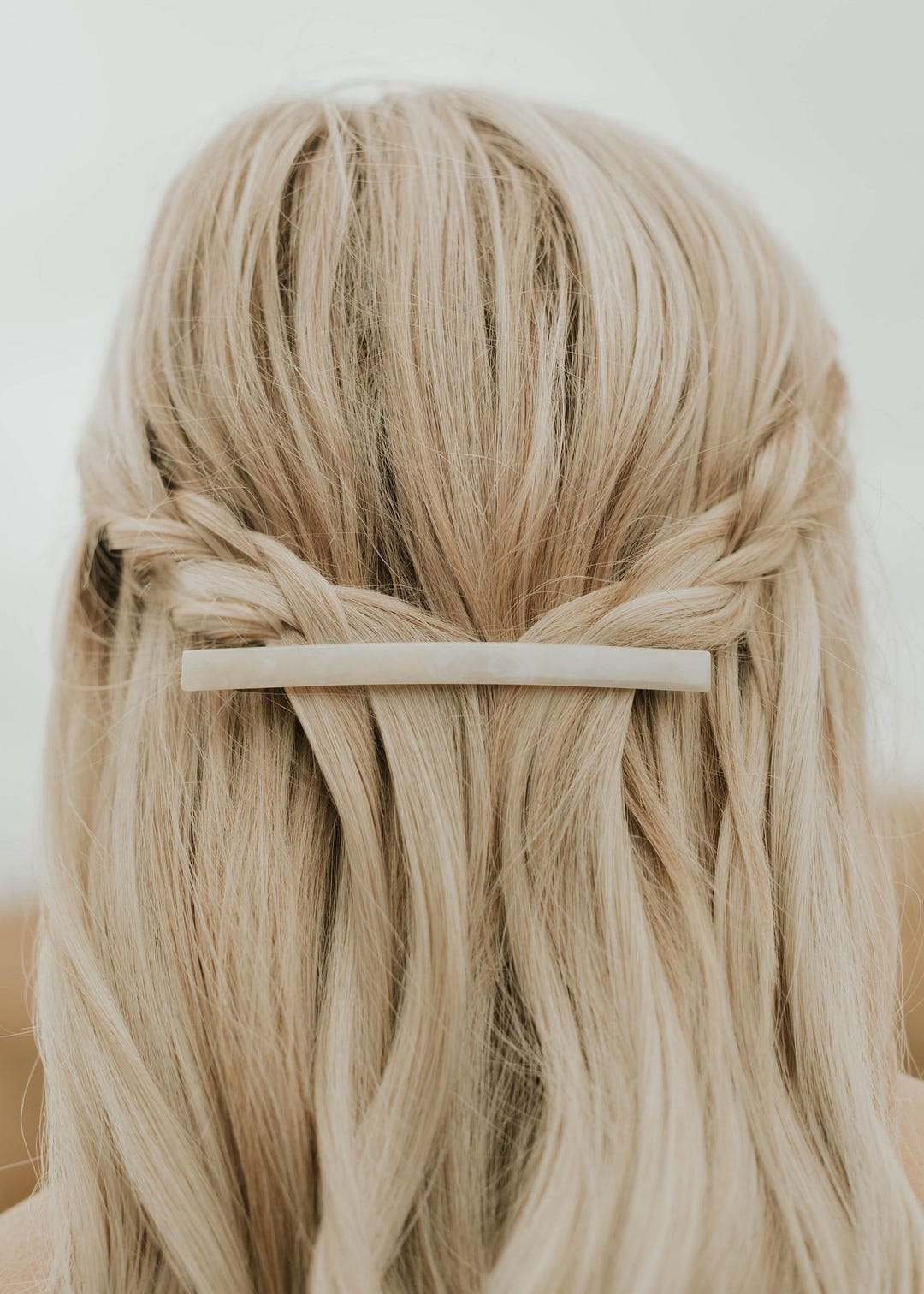 Minimalist Long Thin Hair Barrette | French Style Hair Accessory ...