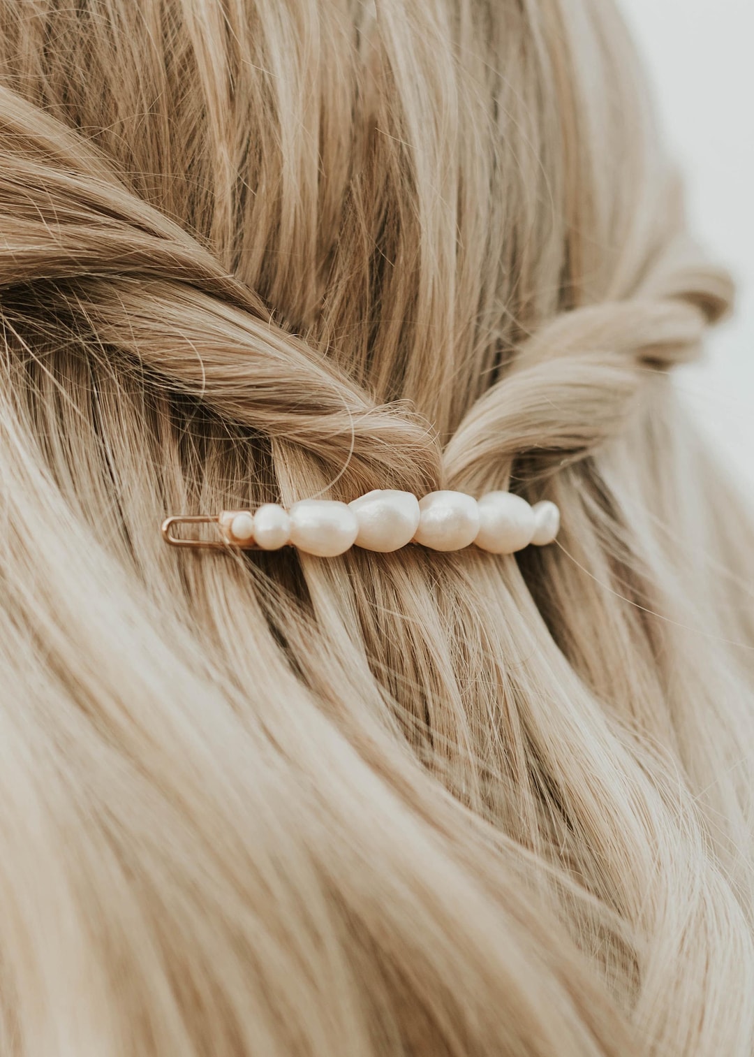 Elegant Freshwater Pearl Wedding Bridal Hair Accessory, Dainty ...
