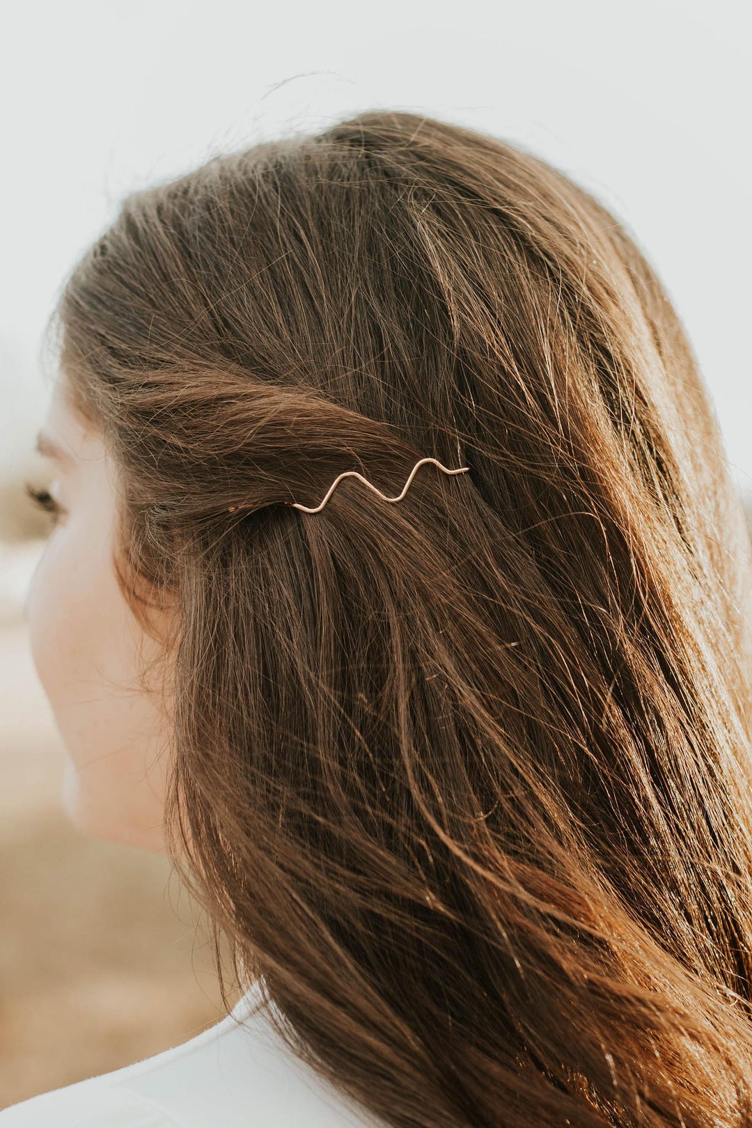 Minimalist Dainty Line Wave Hair Clip Hair Pins (a Pair) for Everyday ...