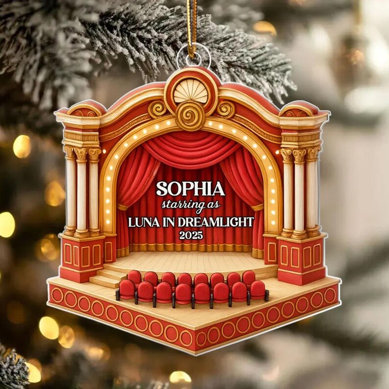 Custom Theater Performance Musical Play Stage, Personalized Acrylic ...