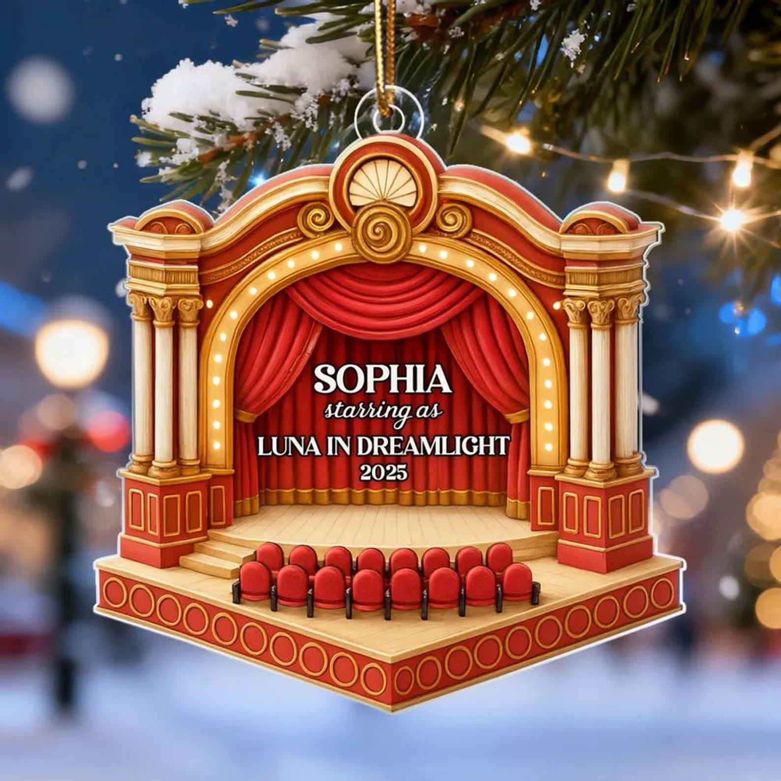 Custom Theater Performance Musical Play Stage, Personalized Acrylic ...