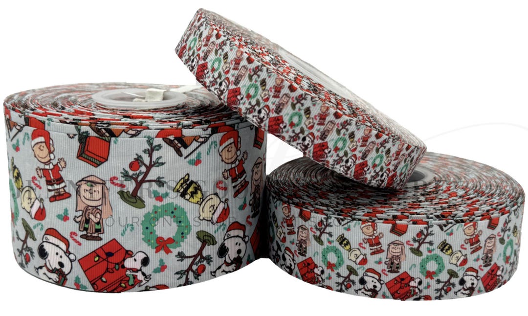 Charlie Brown Ribbon, Snoopy Ribbon, Christmas Ribbon, Nativity Scene ...