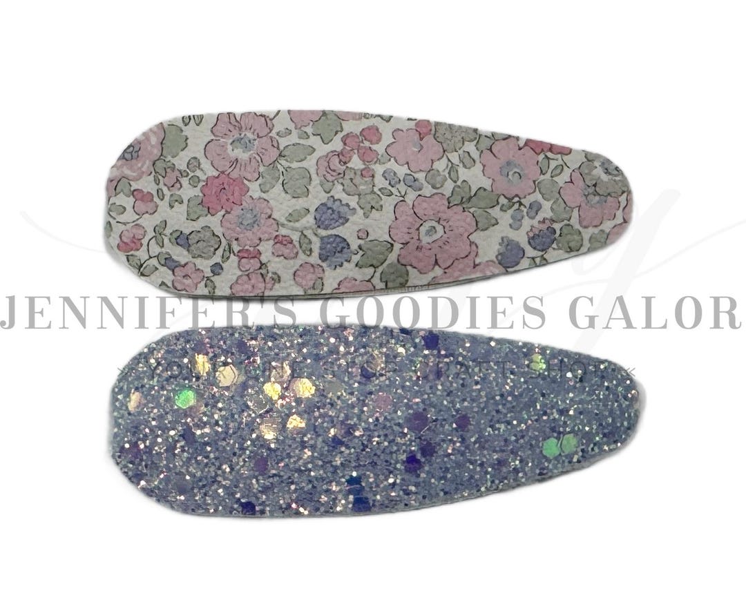 3", Liberty Snap Clip Set, Clips for Girls, Glitter Snap Clips, BETSY ...