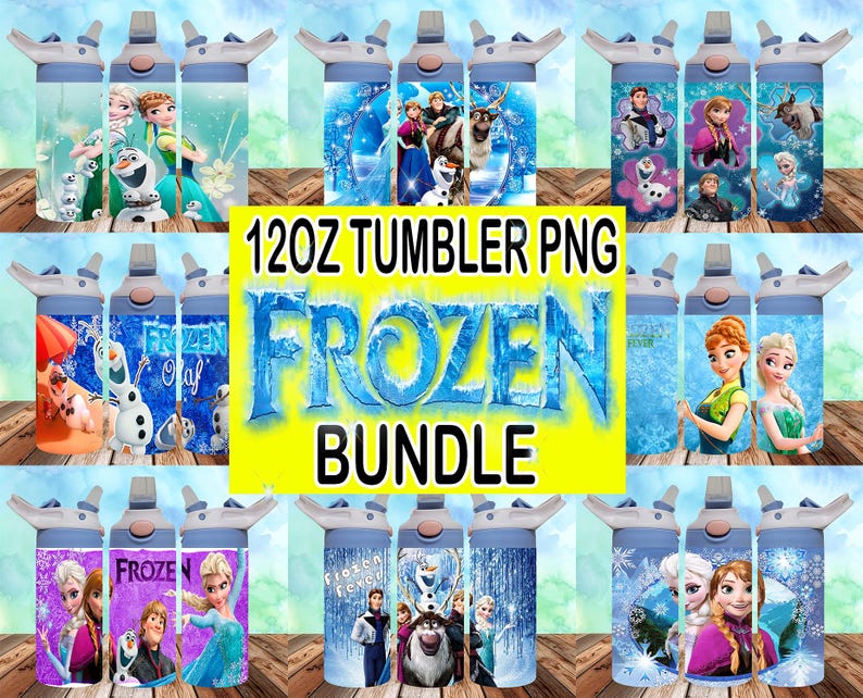 12oz Cartoon Tumbler Wrap PNG Bundle (digital Download) - Etsy
