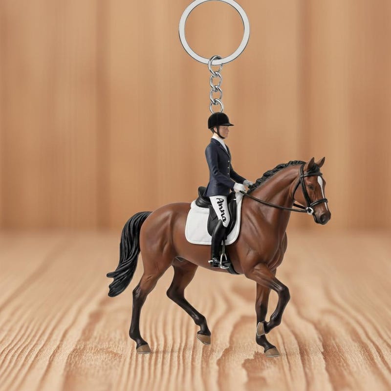 Horse Keychain - Etsy