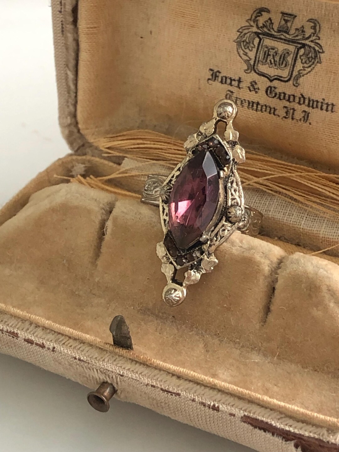 Vintage Georgian Amethyst Ring - Etsy