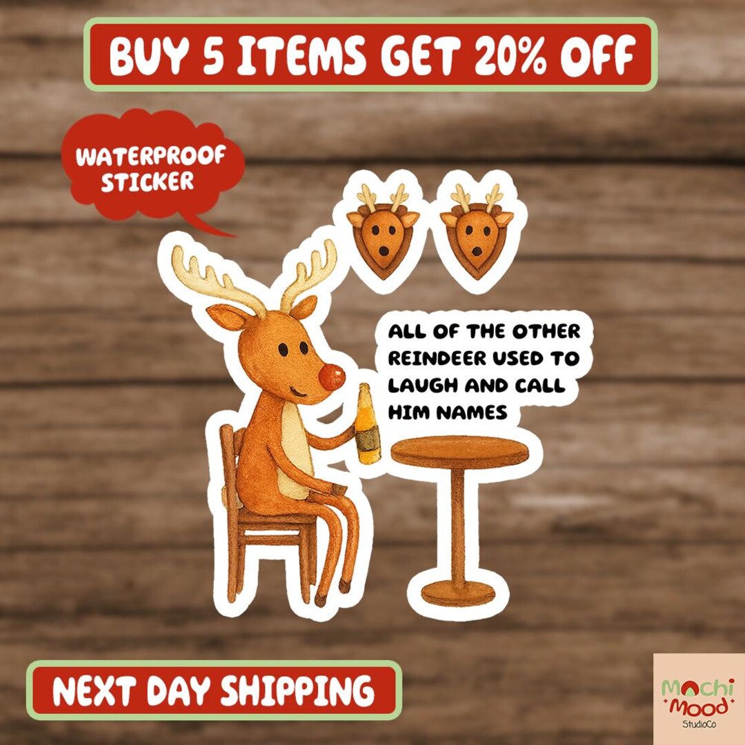 All of the Other Reindeer Used to Laugh and Call Him Names Christmas ...