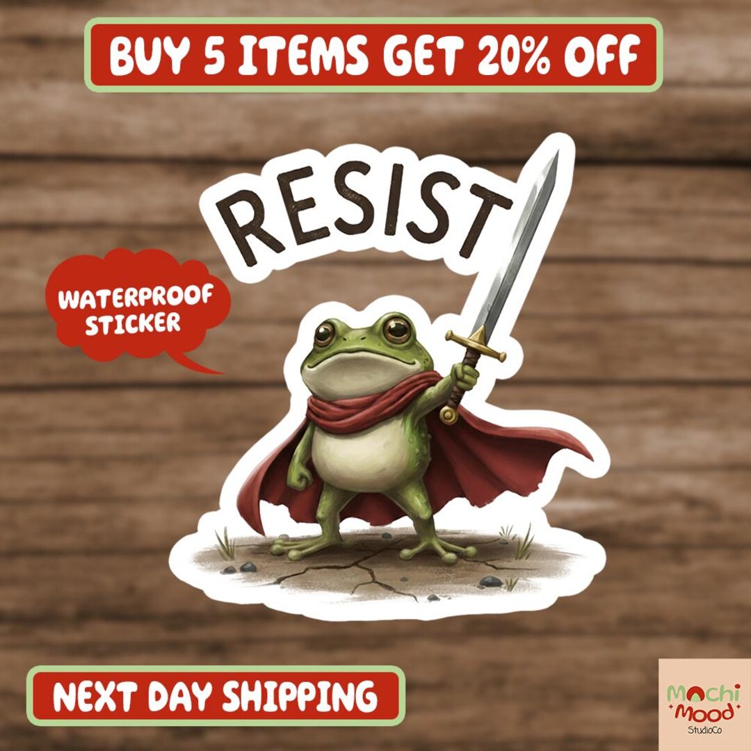 Portland Frog Protest Sticker, Frogs Together Strong, Freedom Frog ...