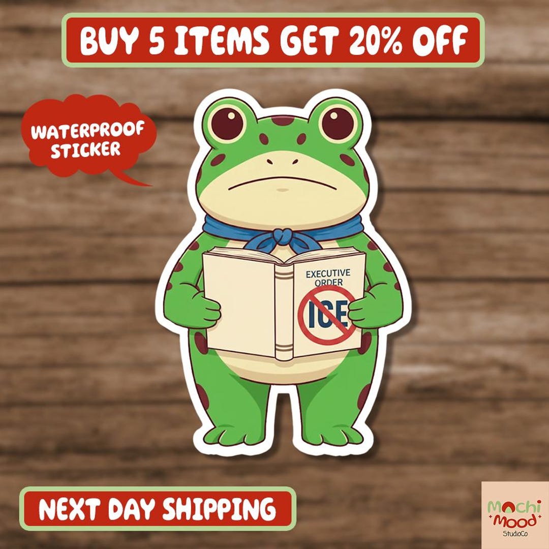 Portland Frog Resist Sticker, Resist Fascism Sticker, Frogs Together ...