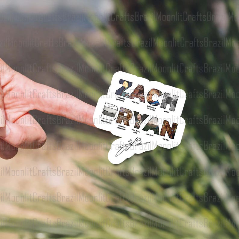 Zach Bryan PNG, Greatest Hits Music Merch Graphic, Country Star Era ...
