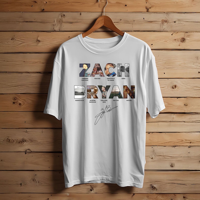 Zach Bryan PNG, Greatest Hits Music Merch Graphic, Country Star Era ...