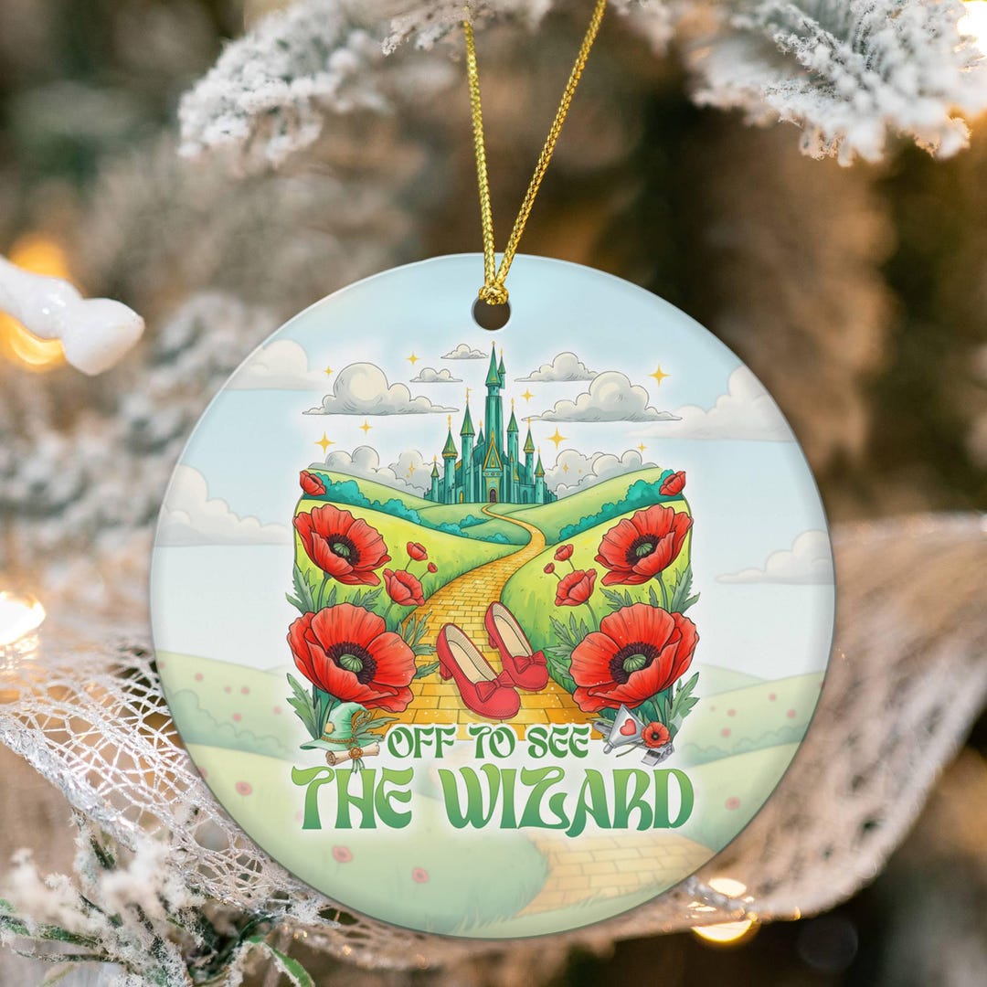 Wicked off to See Wizard No Place Like Las Vegas Ornament, Defy Gravity ...